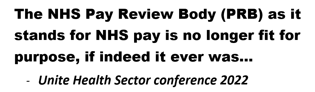 NHS Pay Review Body – not an ‘independent’ opinion – Left-Horizons
