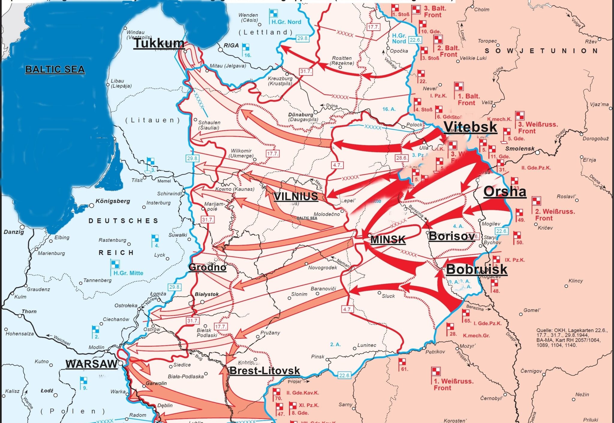 June-July 1944: Operation Bagration decimates Nazi troops – Soviets ...
